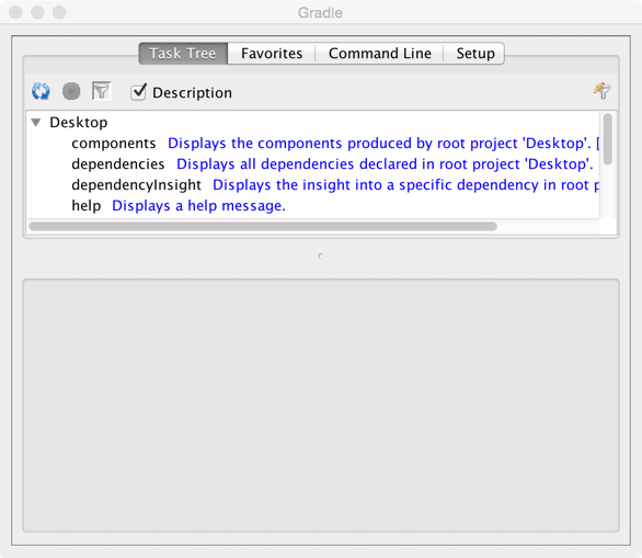 Use Gradle In GUI Mode